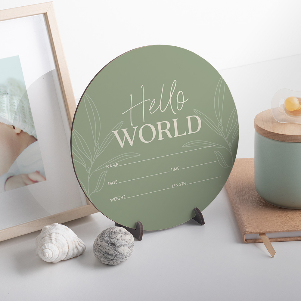 Birth Announcement Plaques | Baby Announcement Signs - Tinyme Australia