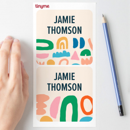 Mega Name Labels - Square - Tinyme Australia