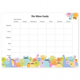 Personalised Weekly Multi Column Planner - Tinyme Australia
