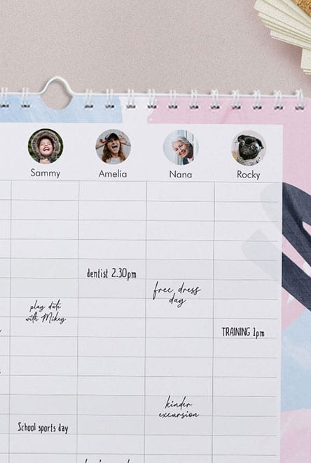 Personalised Calendars Celebrate New Year Calendar Cards Create