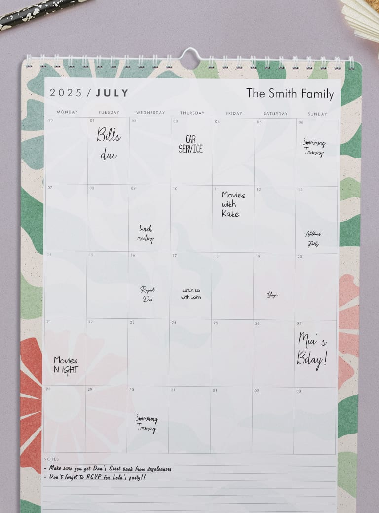 Personalised Calendars Celebrate New Year Calendar Cards Create